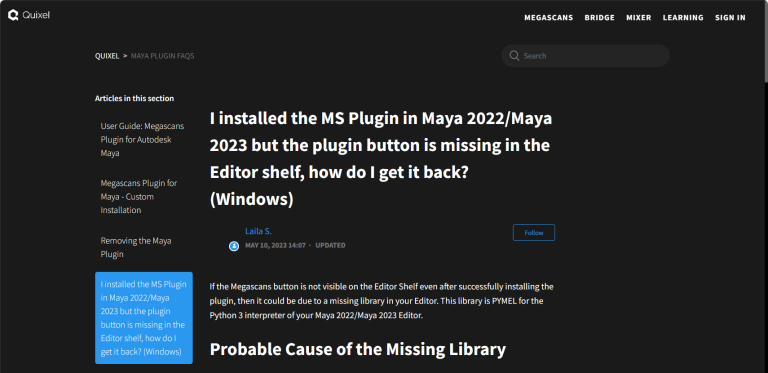 十、常见问题 | SuperRigging插件说明文档